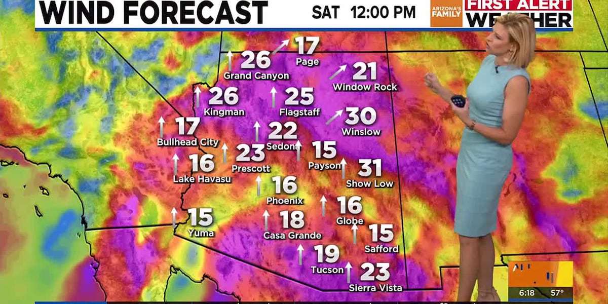 Expect Windy Stormy Easter Weekend In Arizona